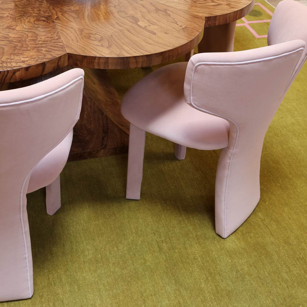 Alice Dining Chair in Rose | Unique Dining Seating – Scout Design Studio